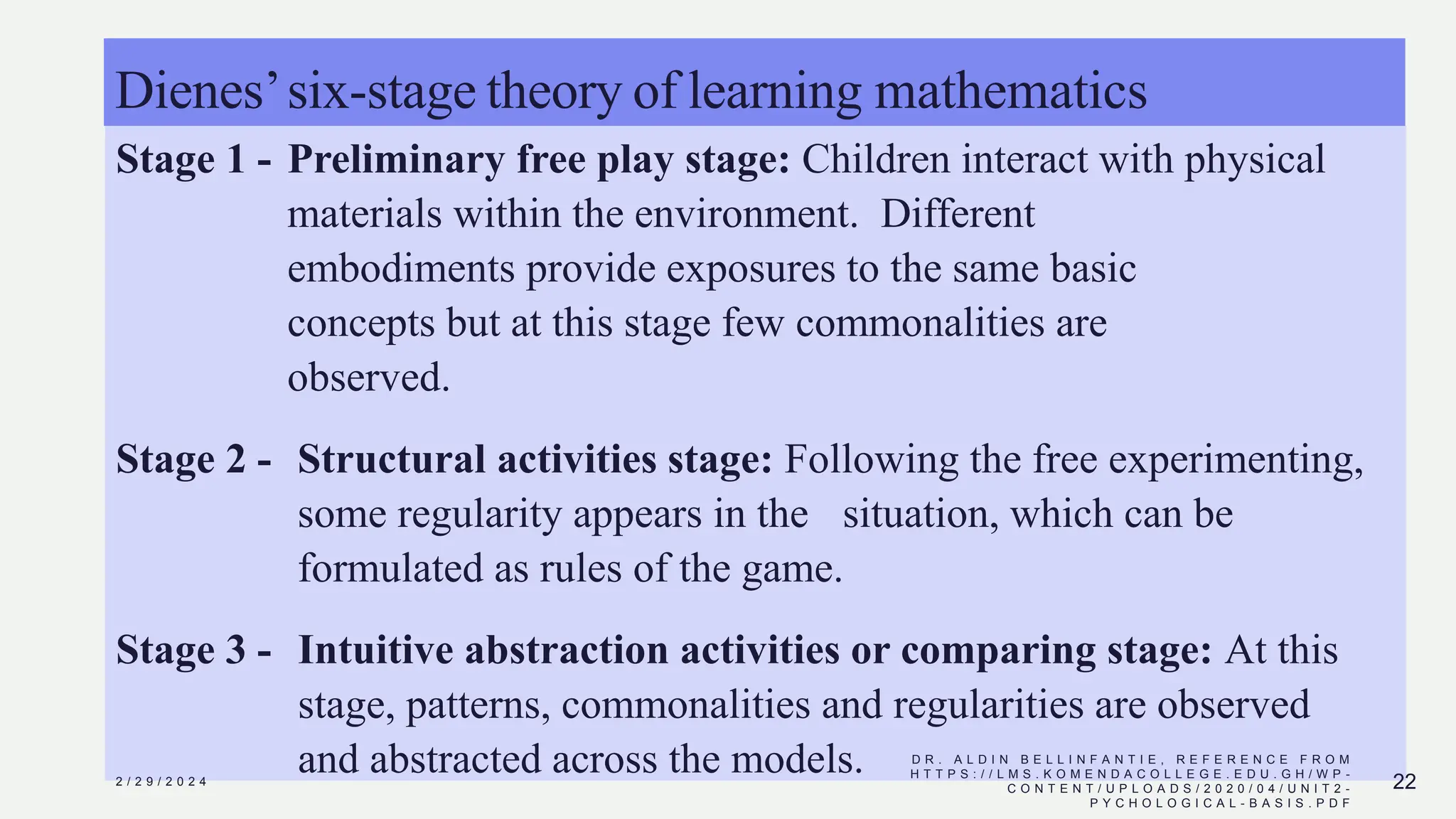 PPT for Lecture 2 - Theories of How Children Learn.pptx