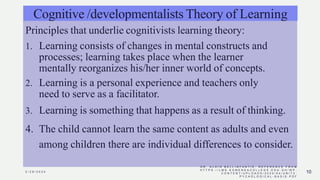 PPT for Lecture 2 - Theories of How Children Learn.pptx