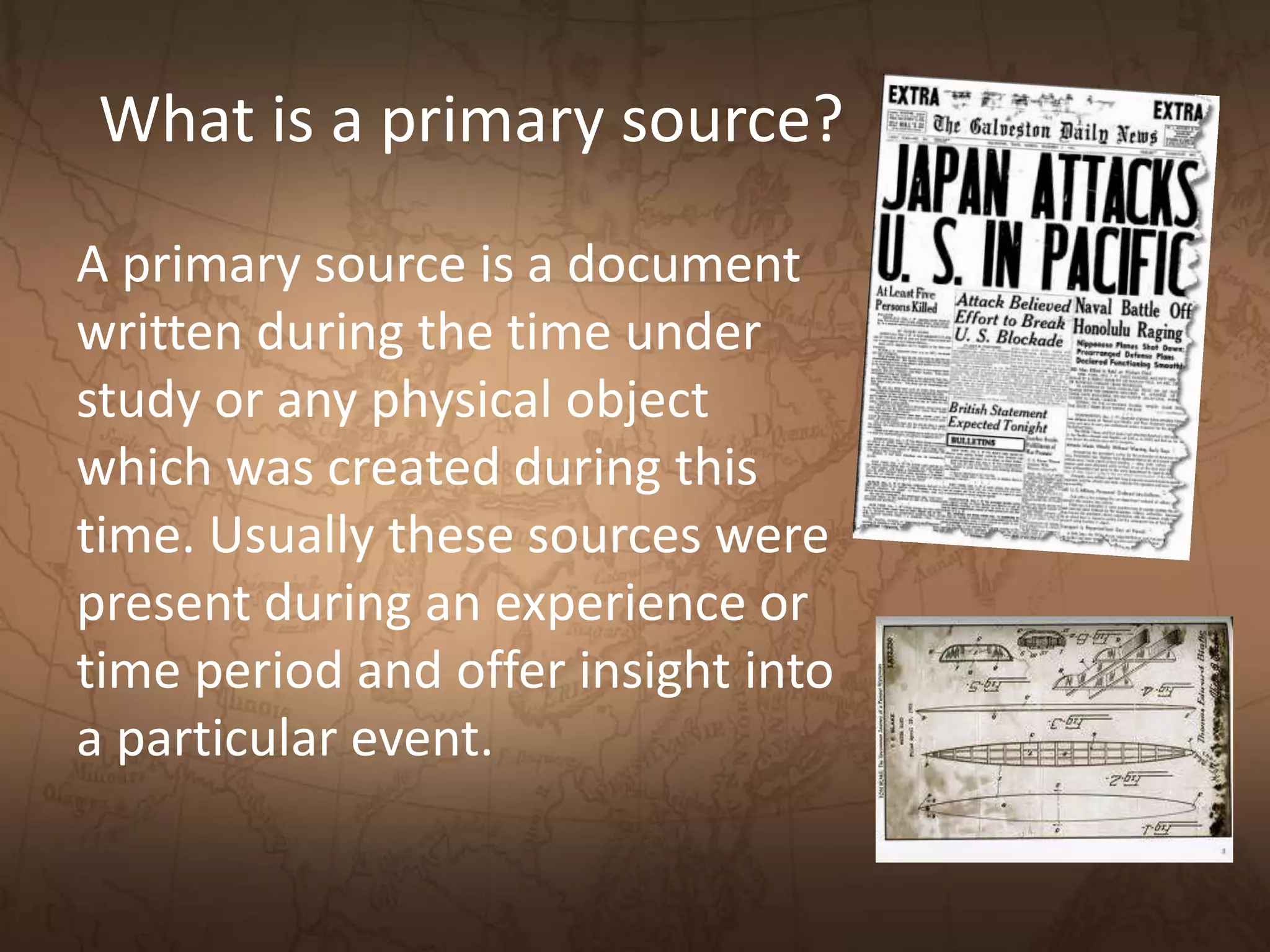 Primary vs Secondary Sources | PPTX