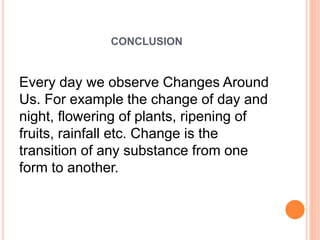 changes around us | PPTX