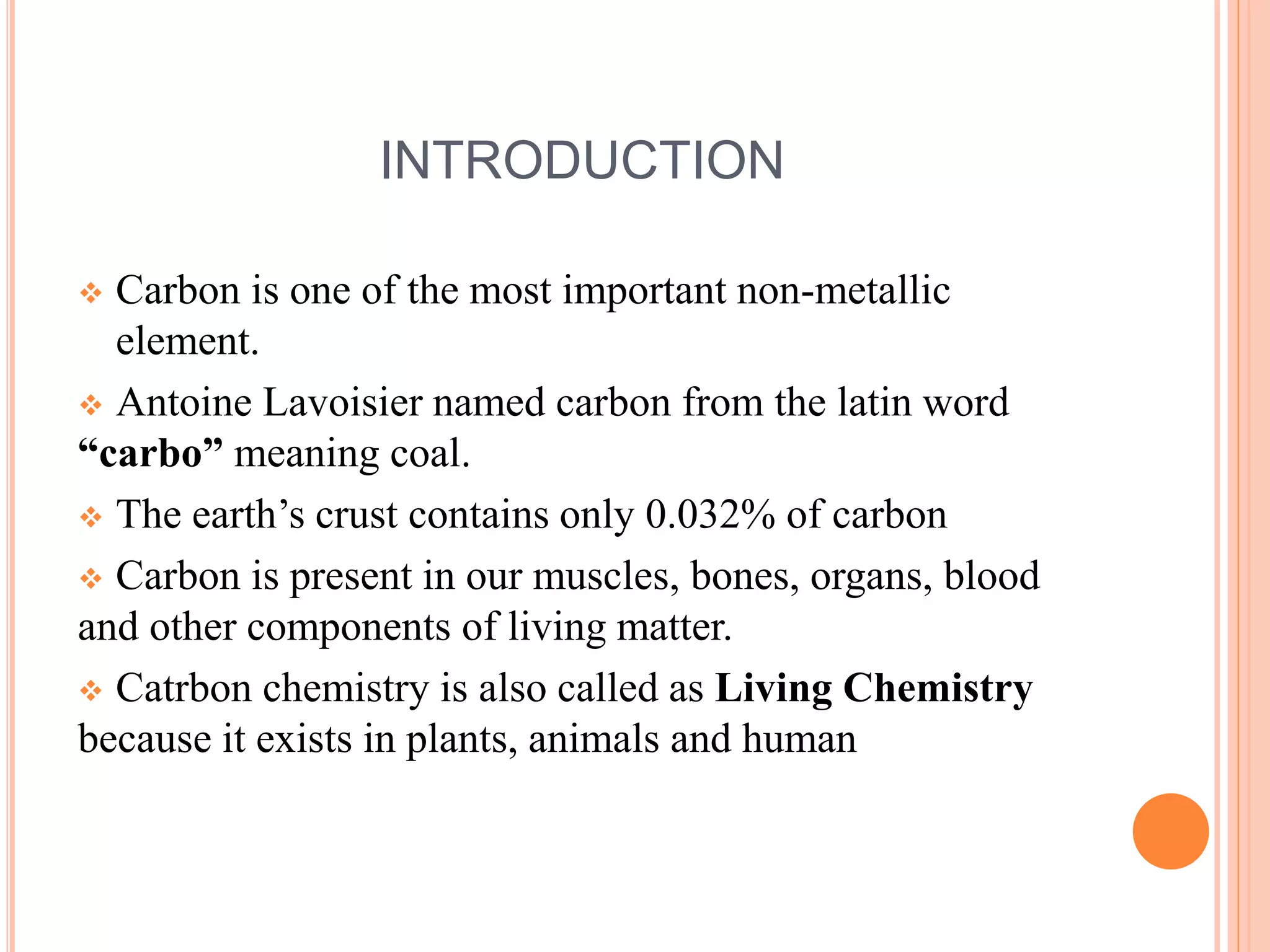 Carbon and its compounds | PPTX