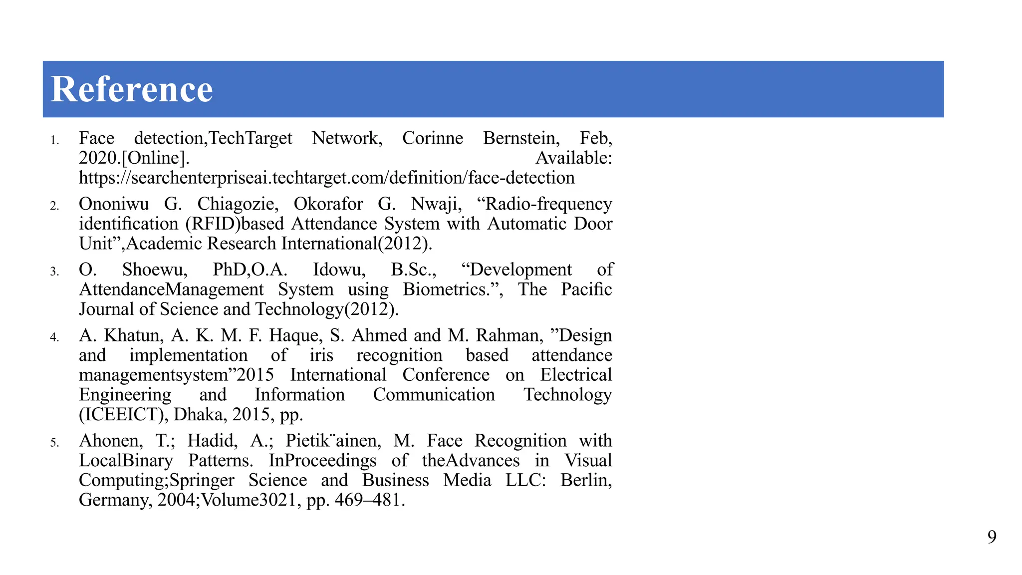 PPT format.pptx for face recognition system using python and OpenCV | PPT