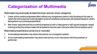Overview of Multimedia - a great ppt on multimedia, it's types, and it ...