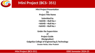 PPT format Template mini project third sem.pptx