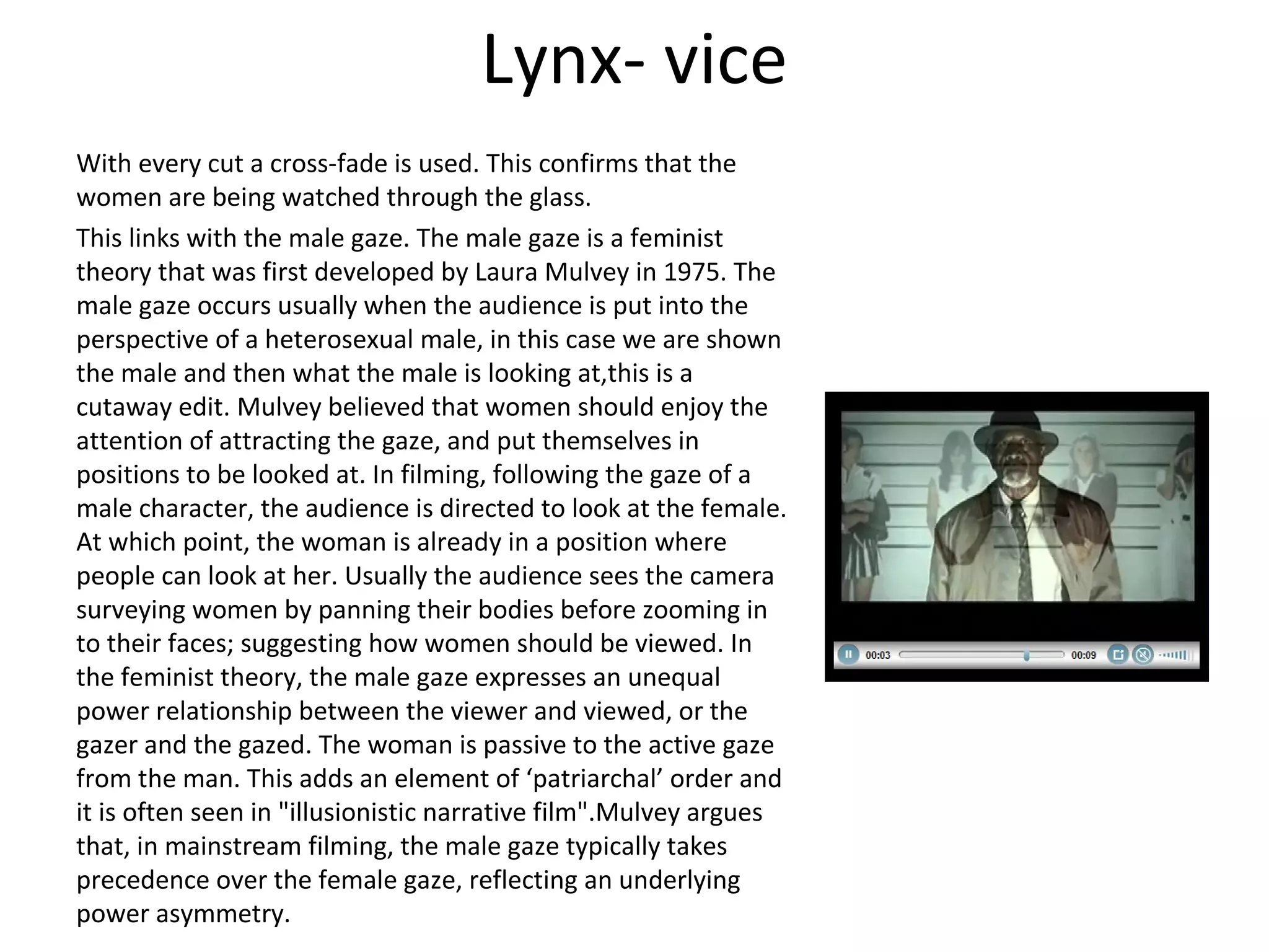 Ppt for media research advert analysis | PPT