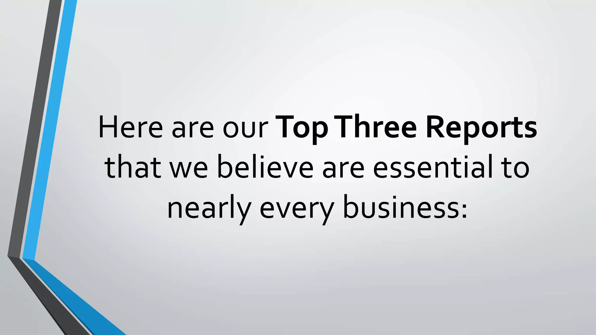 Month End Reporting | PPTX