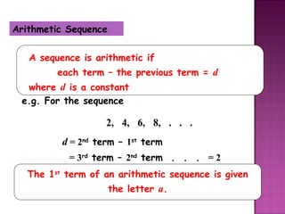Ppt formula for sum of series | PPT