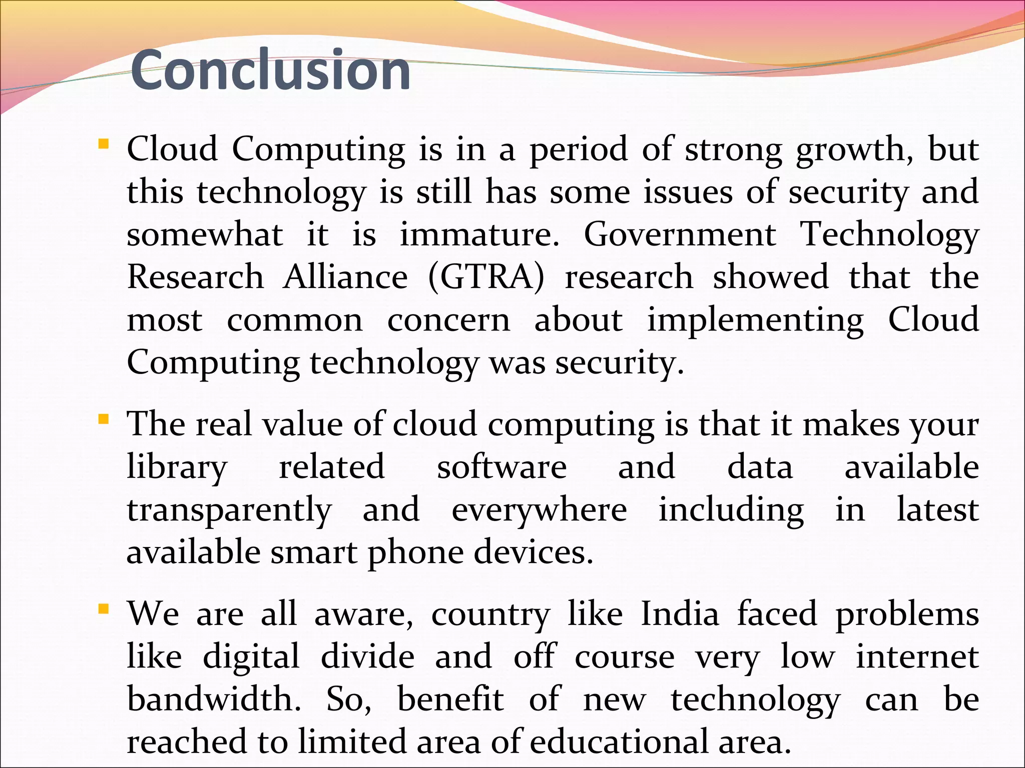 Cloud Computing: A leap in the near future for the benefit of Libraries | PPT | Cloud Computing ...