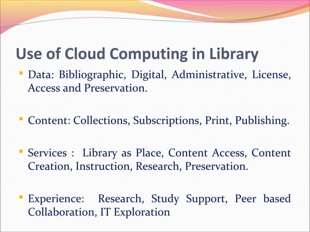 Cloud Computing: A leap in the near future for the benefit of Libraries ...