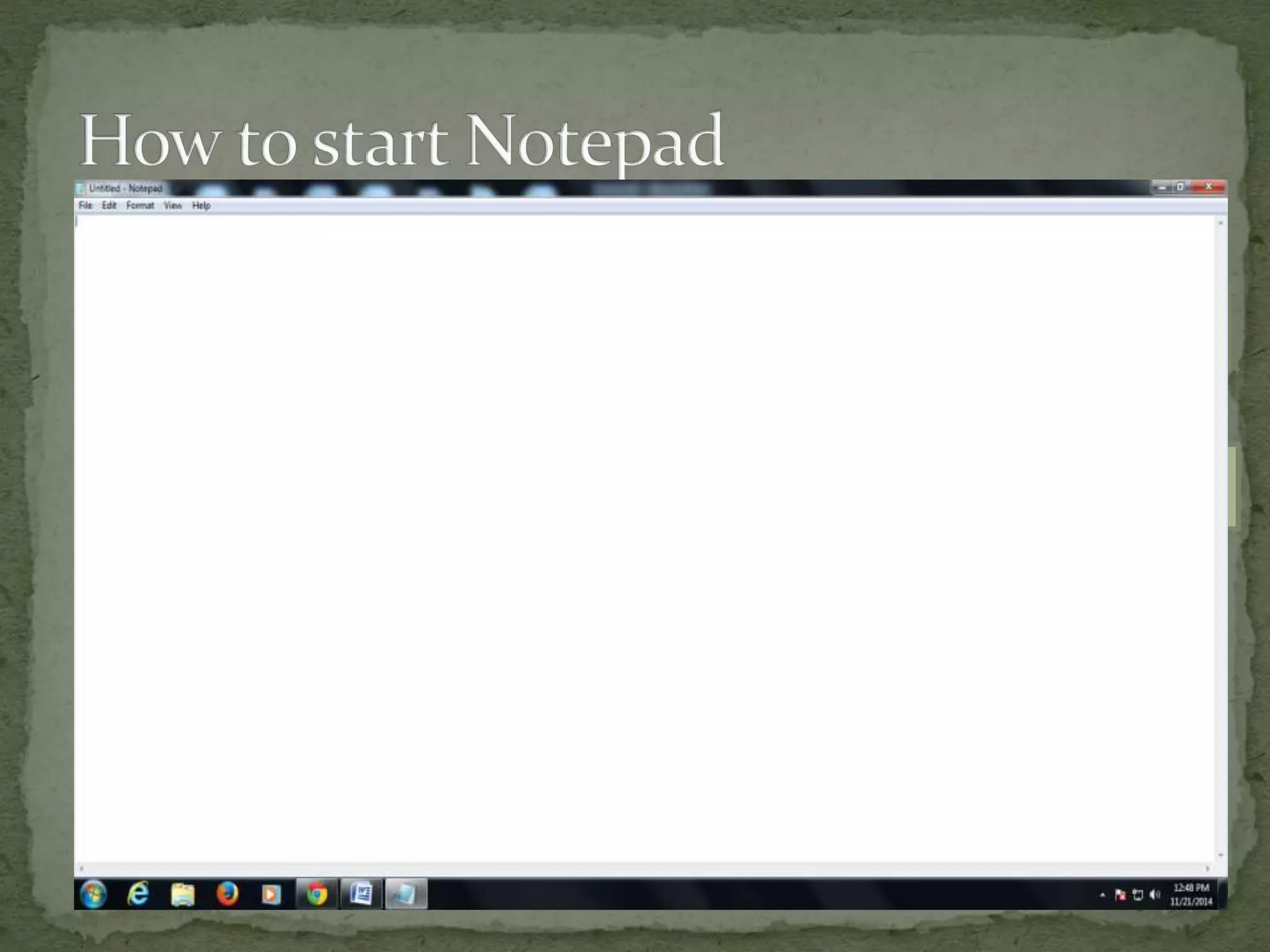 Full Presentation on Notepad | PPTX