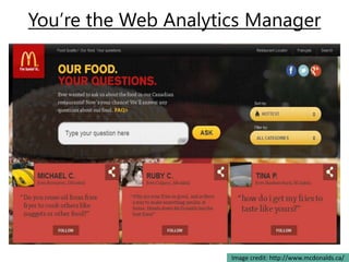 Getting Creative With Web Analytics | PPTX | Web Development | Internet