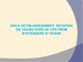 Ppt for ohca | PPTX