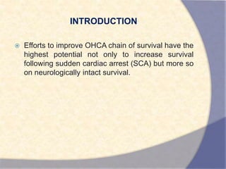 Ppt for ohca | PPTX