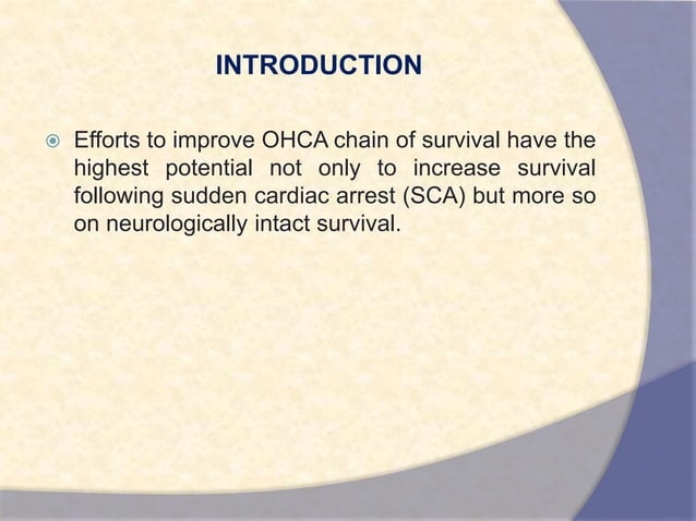 Ppt for ohca | PPTX