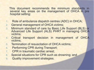 Ppt for ohca | PPTX