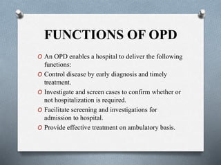 Out-patient Department | PPTX