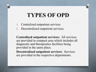 Out-patient Department | PPTX