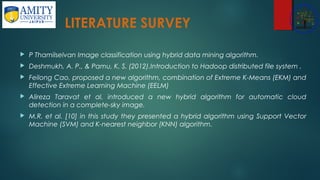 Ppt for paper id 696 a review of hybrid data mining algorithm for big ...
