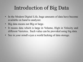 Ppt for Application of big data | PPTX