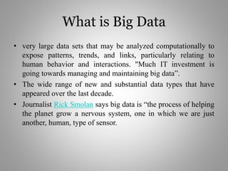 Ppt for Application of big data | PPTX