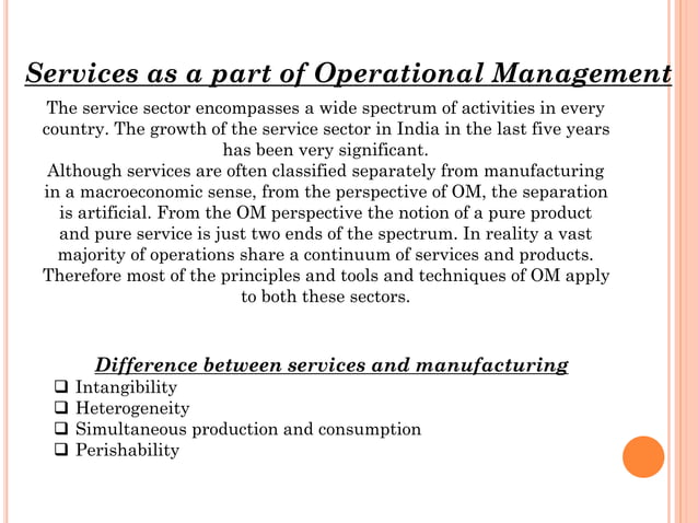 operation management and operation strategy | PPTX | Business ...