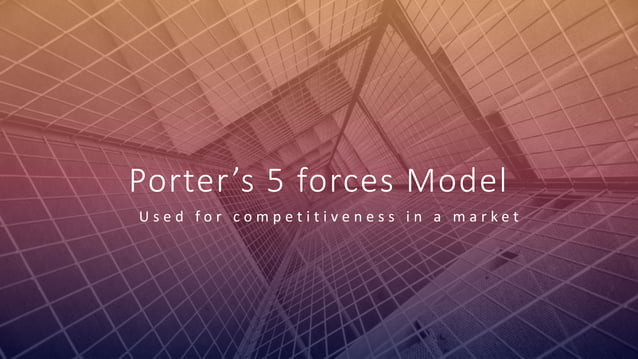 Ppt for porter's model final | PPTX | Gardening | Home & Garden