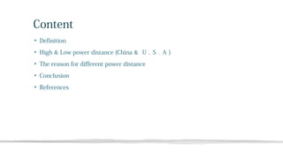 Power distance | PPT