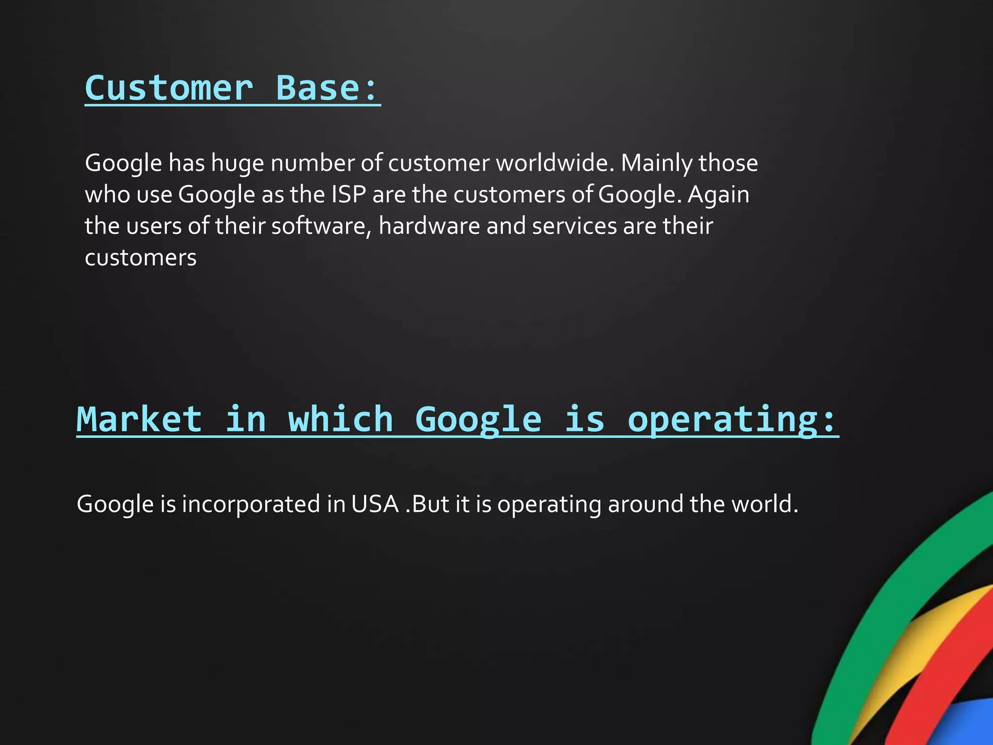 Ppt for presentation on google inc. | PPTX