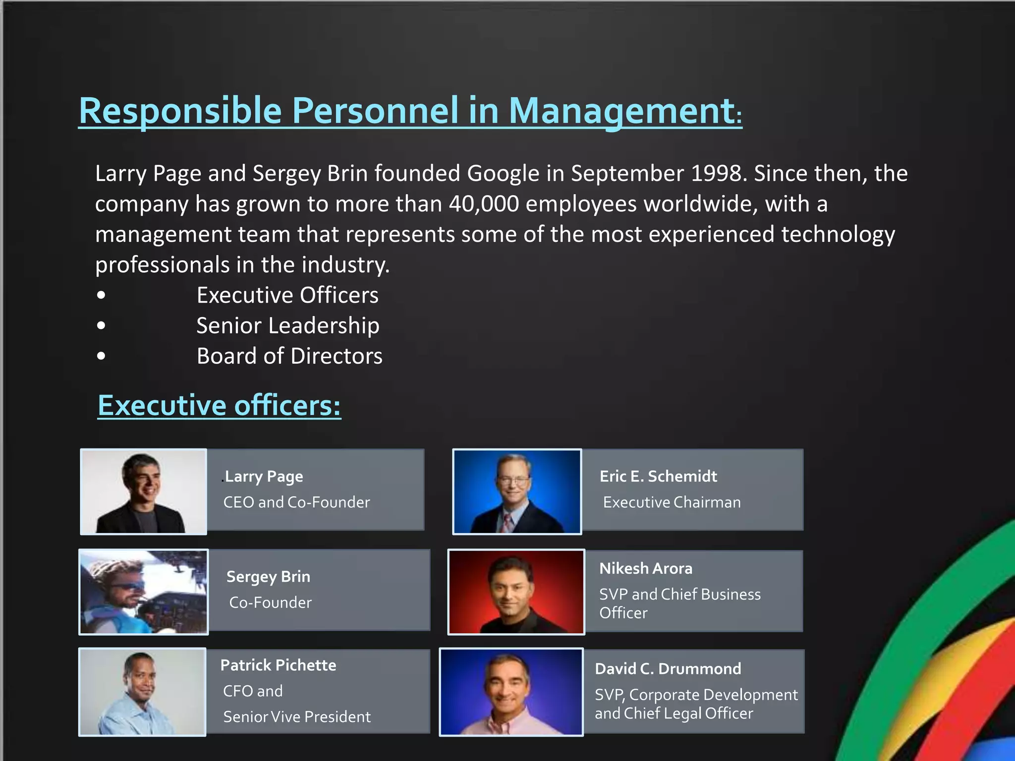 Ppt for presentation on google inc. | PPTX