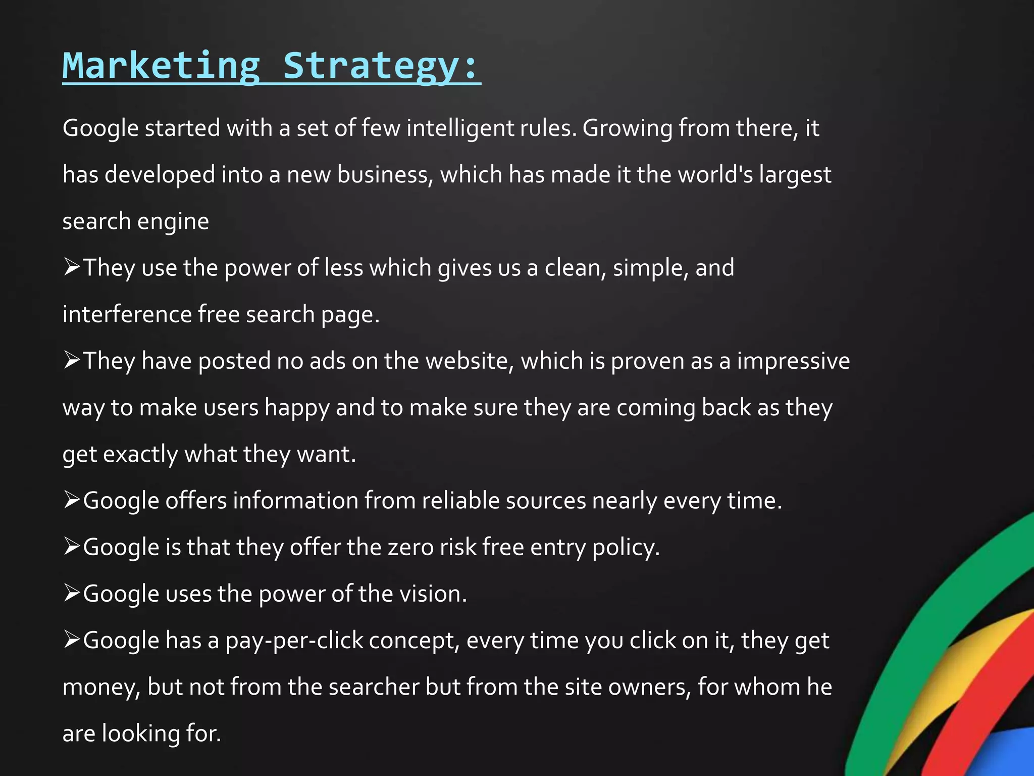 Ppt for presentation on google inc. | PPTX