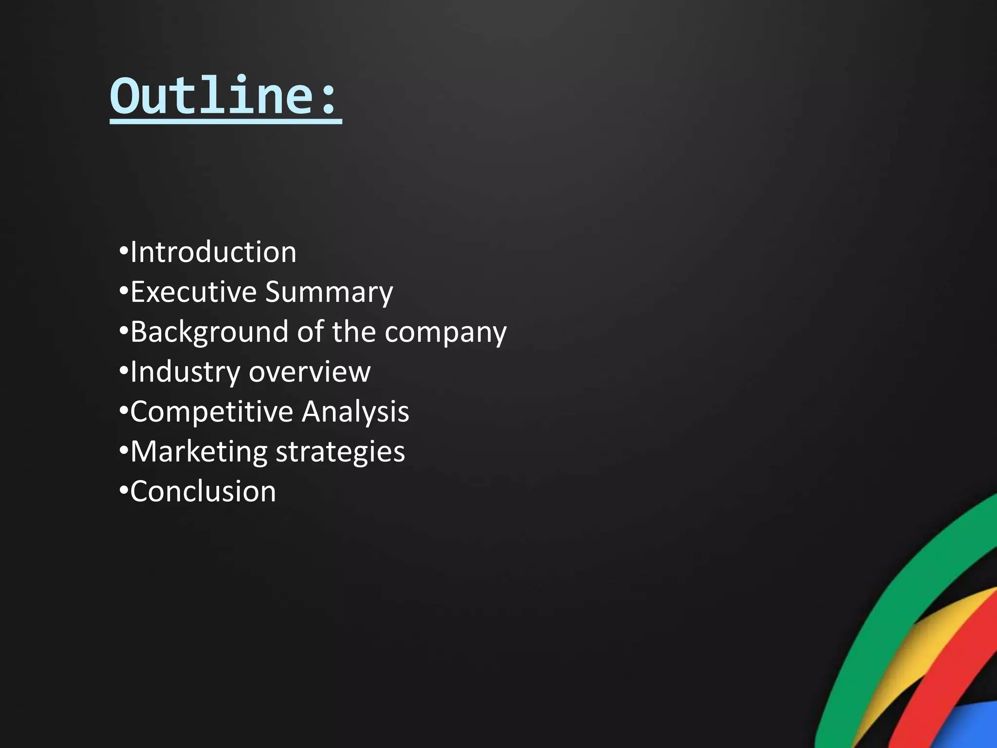 Ppt for presentation on google inc. | PPTX