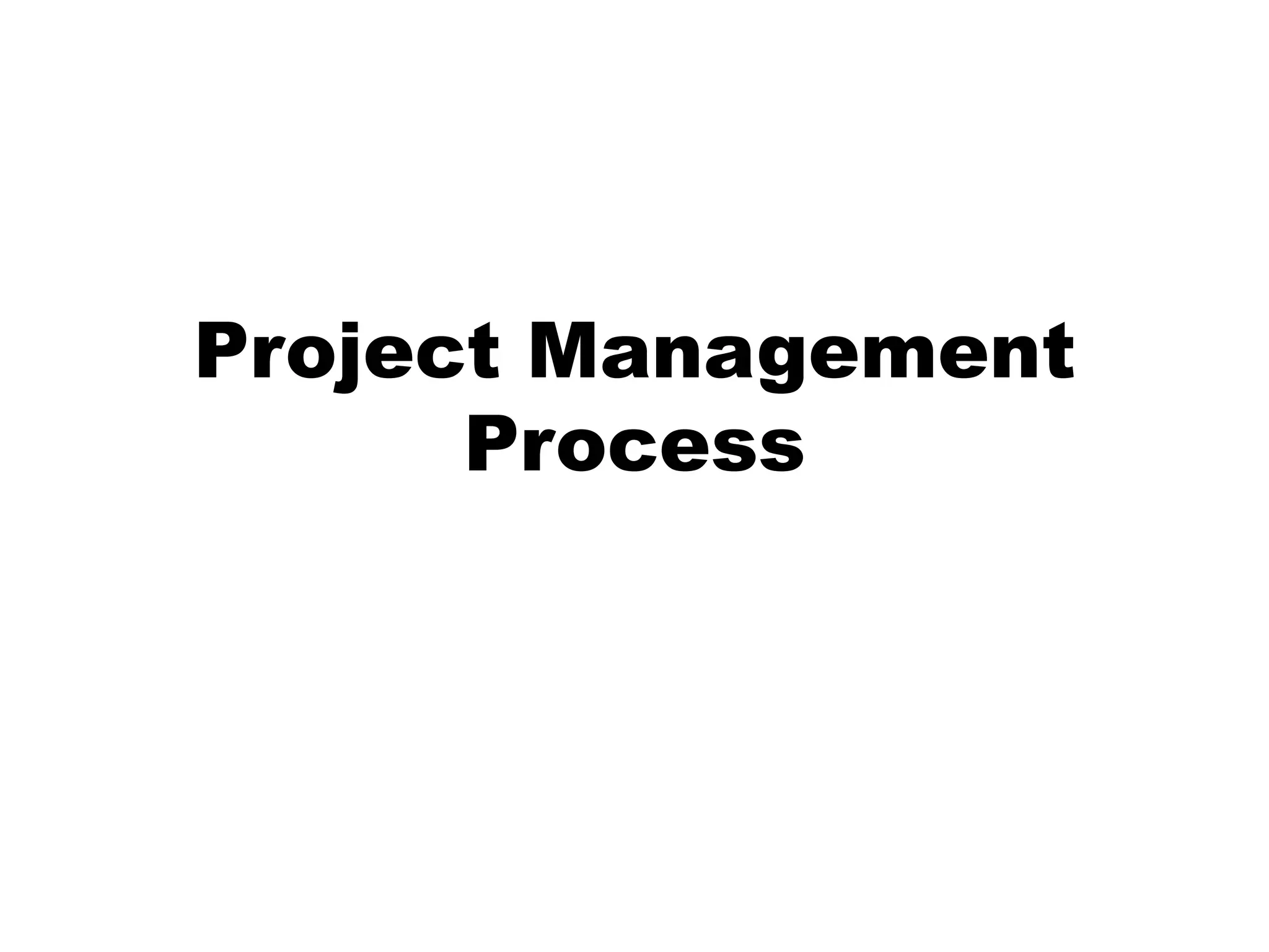 Project Management Process overview | PPT Project Management Process overview | PPT