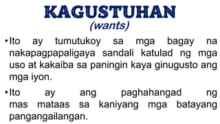Pangangailangan at Kagustuhan Powerpoint.pptx