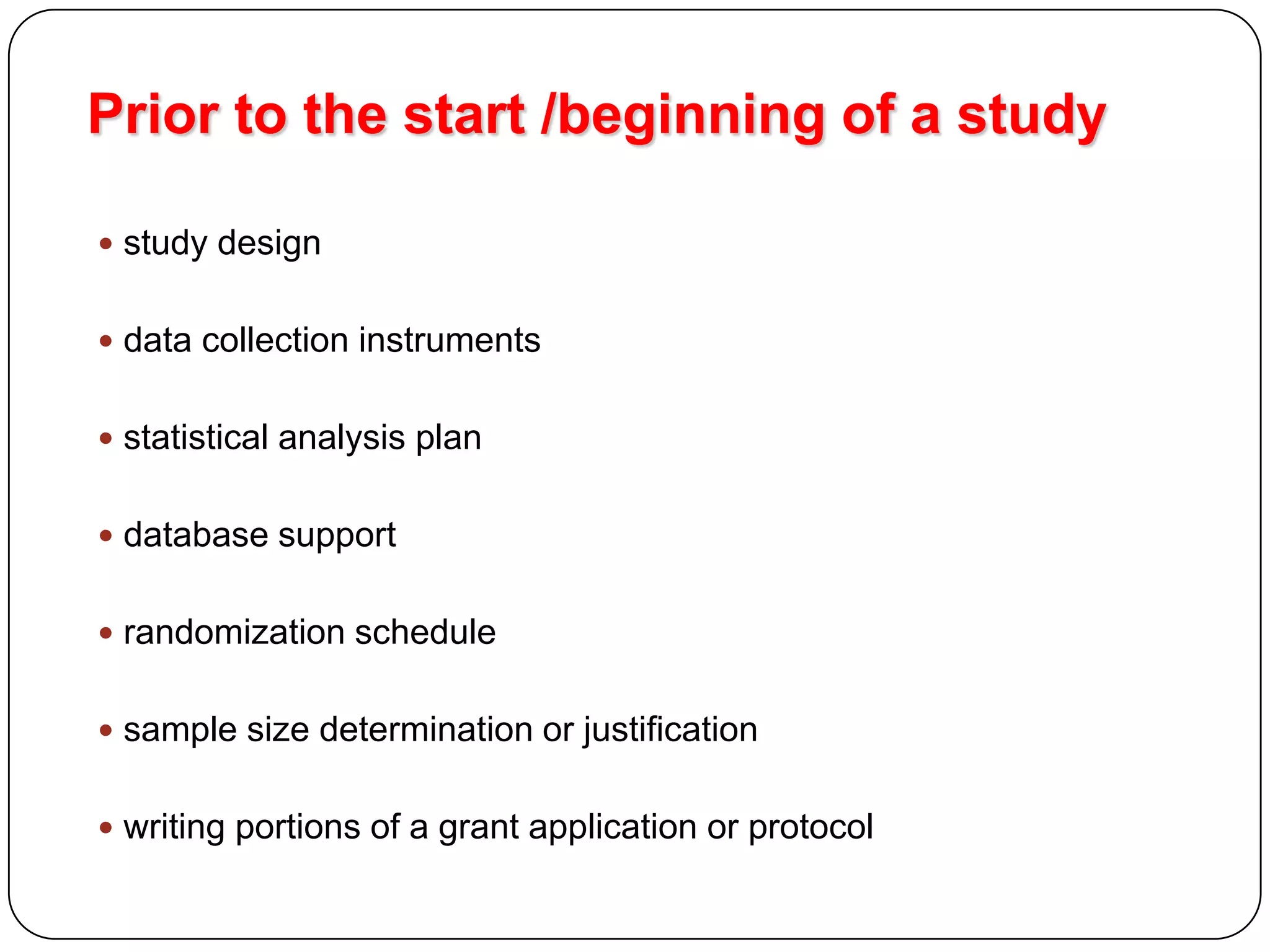 Ppt research Methods and statistical consultancy | PPT
