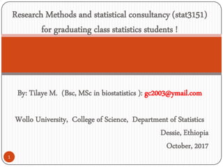 Research Methods And Statistics