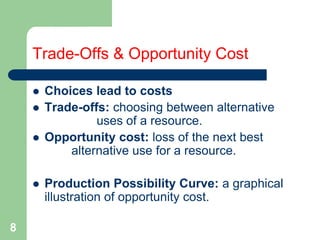 Ppt for scatcity,ppc and comp ad | PDF | Economy | Business and Finance