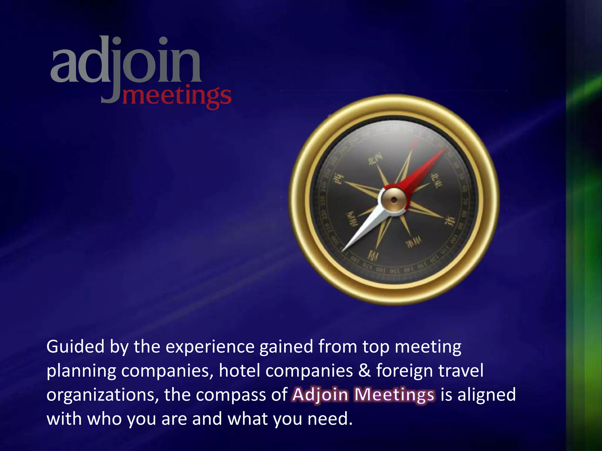 Adjoin Meetings Profile | PPTX