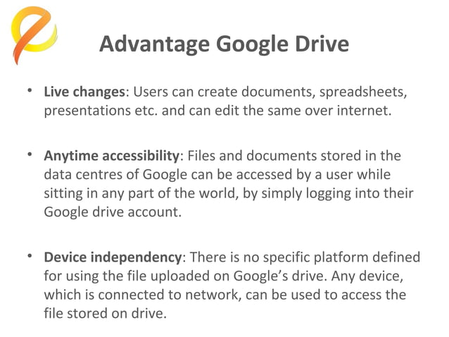 Basics of Google Drive | PPT