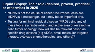 Liquid biopsy: Some perspectives on ctDNA and solid tumor biology | PPTX