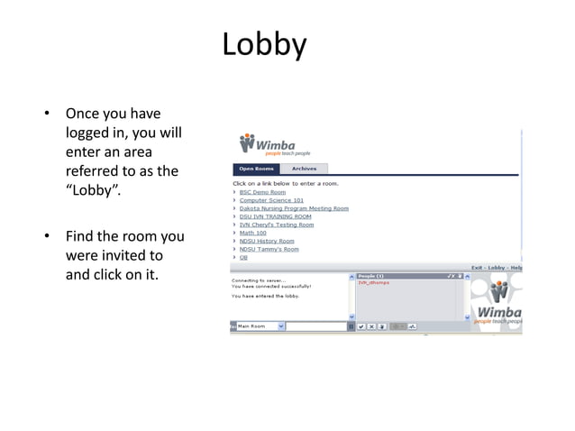 Introduction to Wimba Classroom | PPT