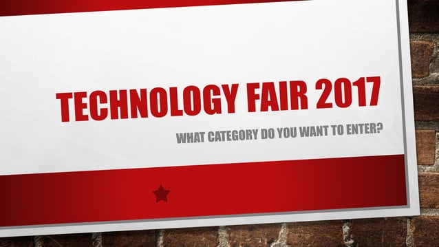 ECMS Technology Fair Powerpoint | PPT