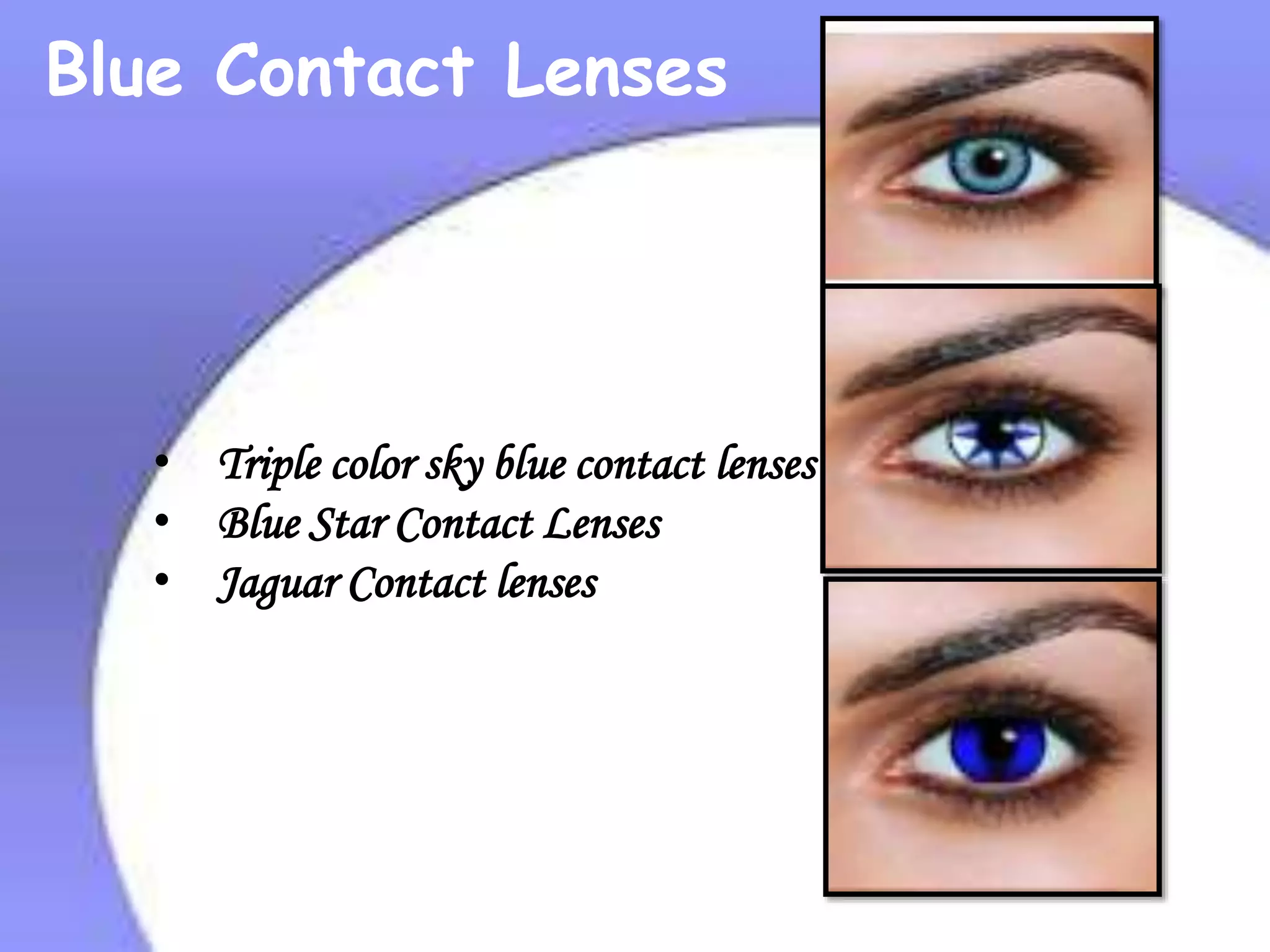 Colored contact lenses | PPTX