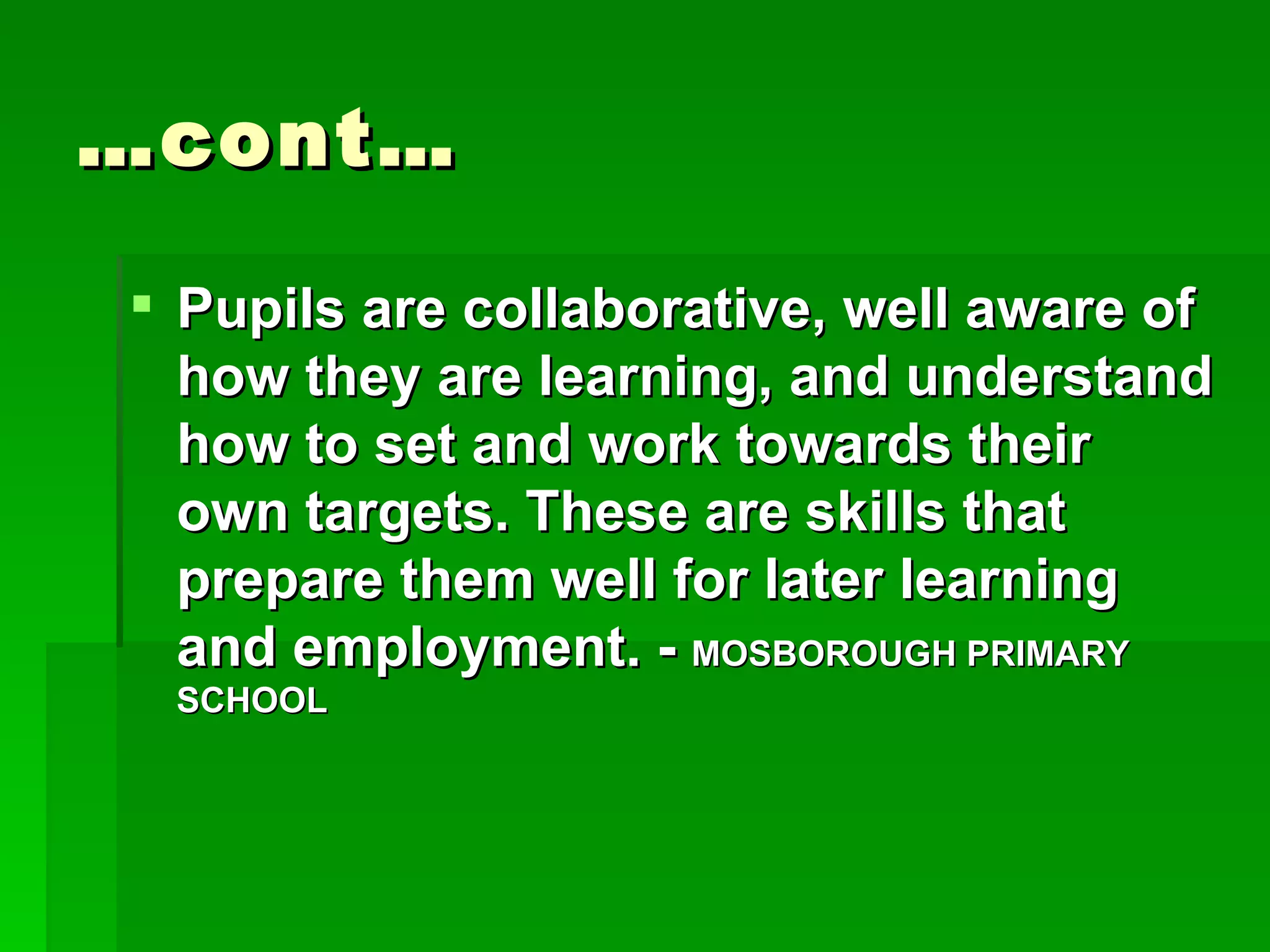 Building Learning Power | PPT | Primary Education | Education