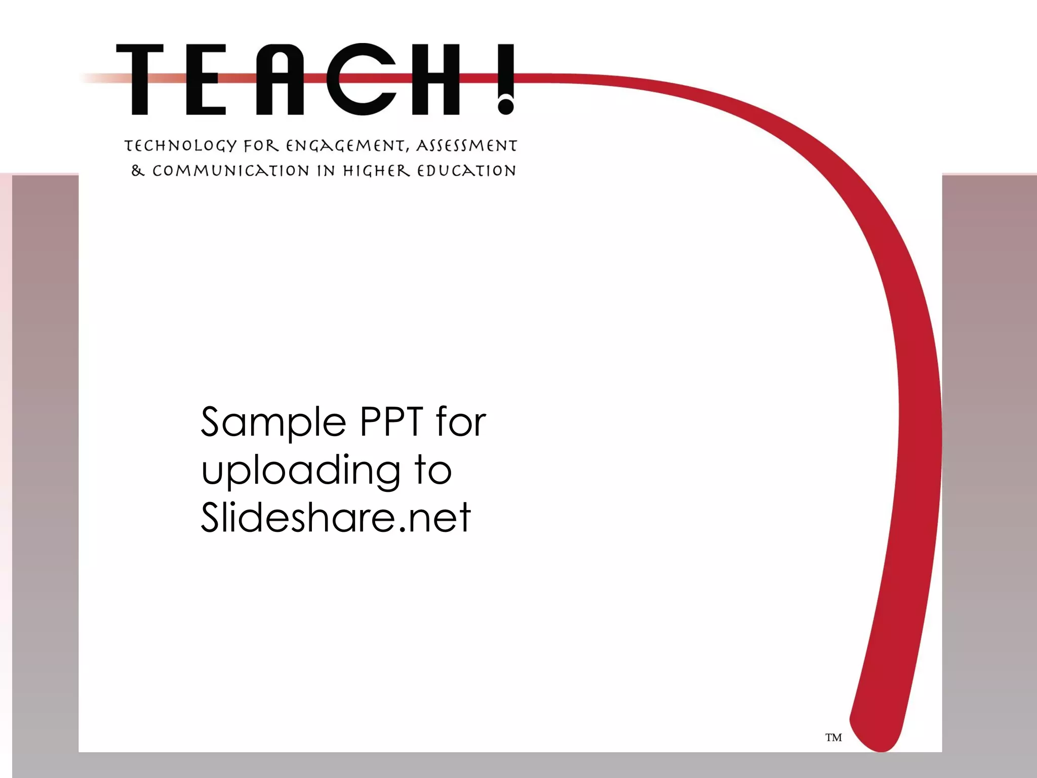 Pp Tfor Uploadingto Slideshare | PPT | Educational Assessment | Education