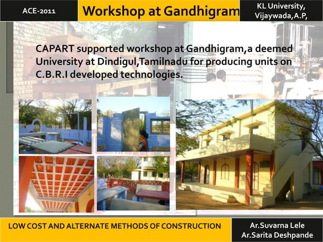 Cost Effective and Alternate construction techniques | PPTX | Civil ...