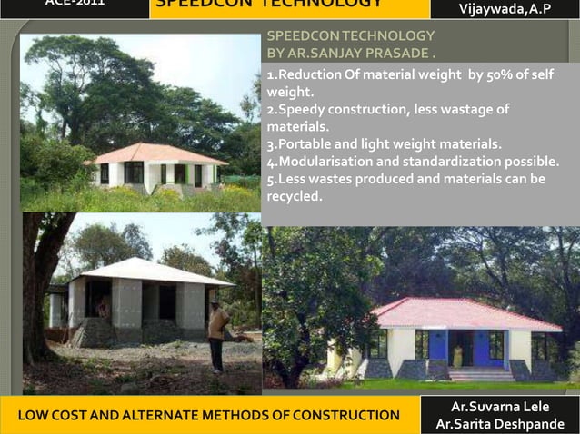 Cost Effective and Alternate construction techniques | PPTX | Civil ...