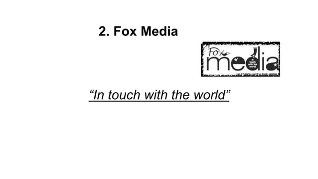 Ppt fox group | PPT