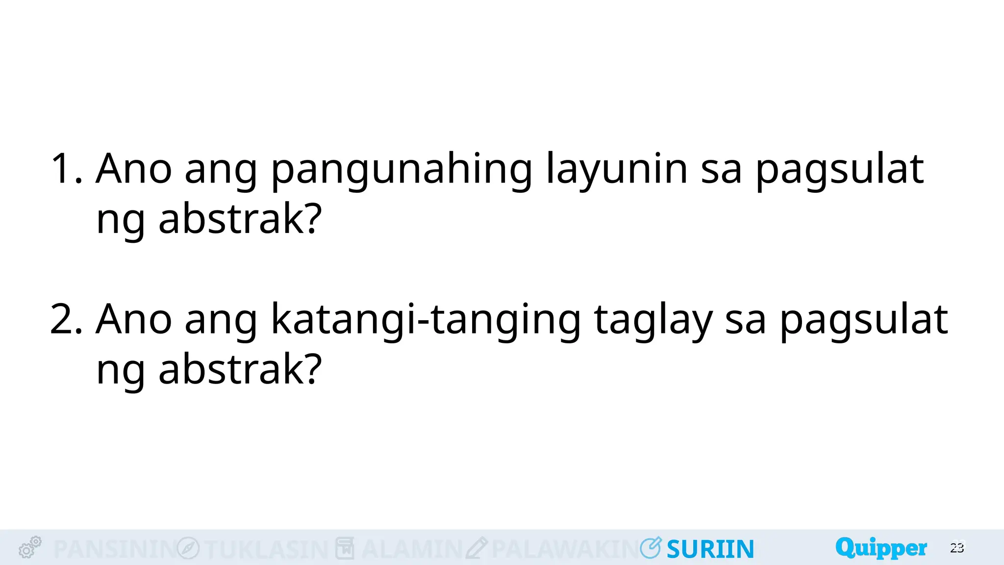 PPT_FPL 11_12 Q1 0301_Kahulugan, Layunin, at Gamit ng Abstrak.pptx