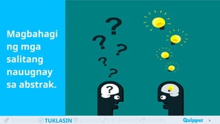 PPT_FPL 11_12 Q1 0301_Kahulugan, Layunin, at Gamit ng Abstrak.pptx