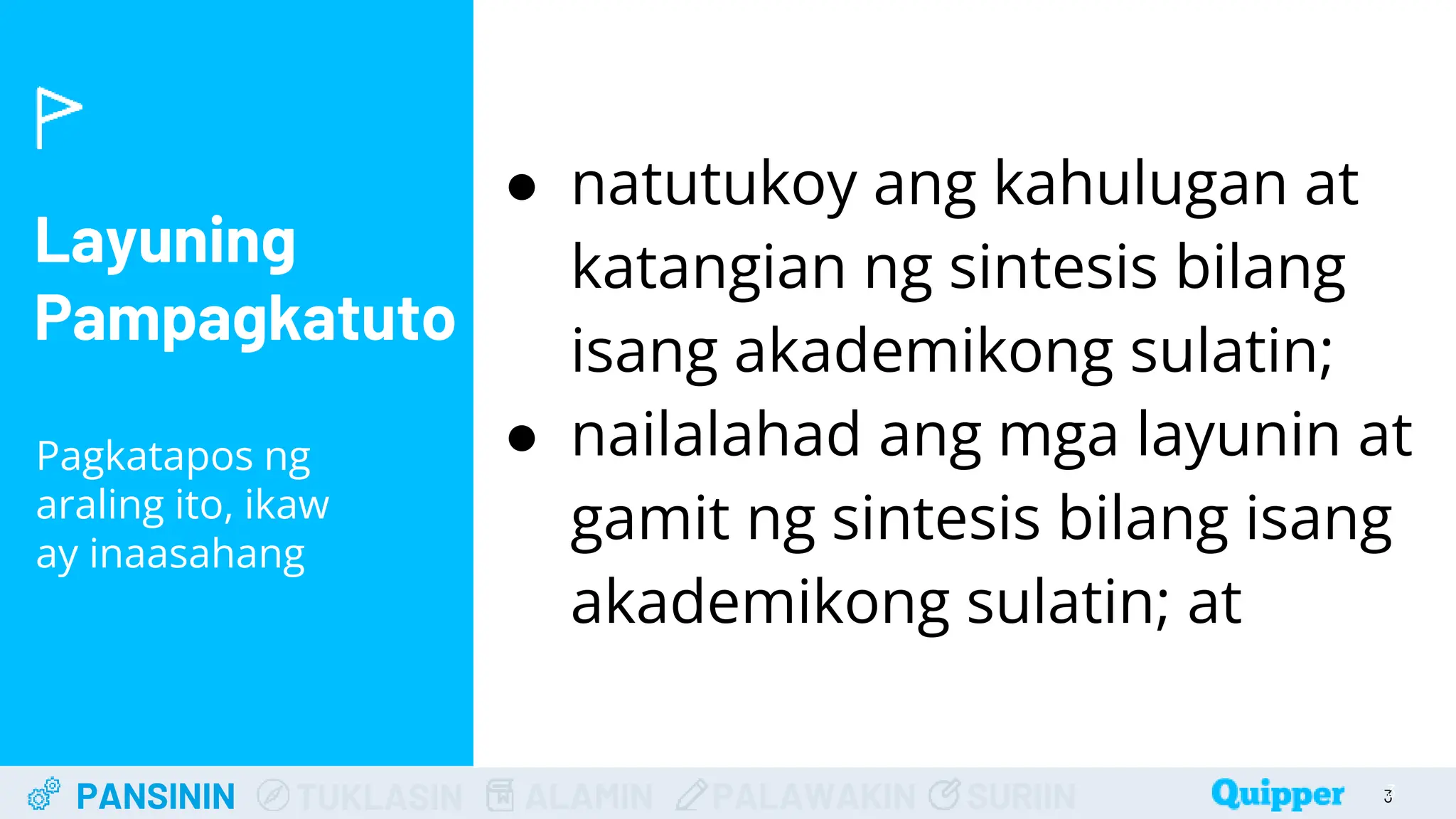 PPT_FPL 11_12 Q1 0401_Kahulugan, Layunin, at Gamit ng Sintesis.pptx